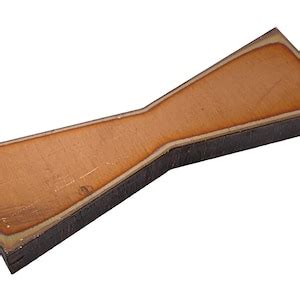 Metal Bow Tie Inlays Made From Brass Copper Or Aluminum Etsy