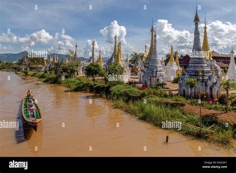 Aung Mingalar Pagoda Ywama Inle Lake Nyaung Shwe Myanmar Asia