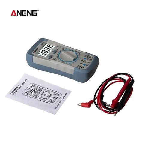 Цифров мултицет ANENG A830L AC и DC напрежение и ток Омметър Ръчен