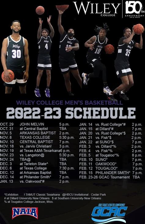 Wiley College Mens Basketball Reveals 2022 23 Schedule