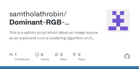 Github Samtholathrobindominant Rgb Calculator This Is A Python Script Which Takes An Image