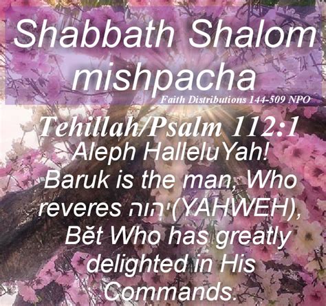 Our Tiqvah Is Yahweh In Yahshua Hamashiah Halleluyah Shabbath Shalom