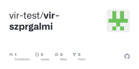 Github Vir Testvir Szprgalmi