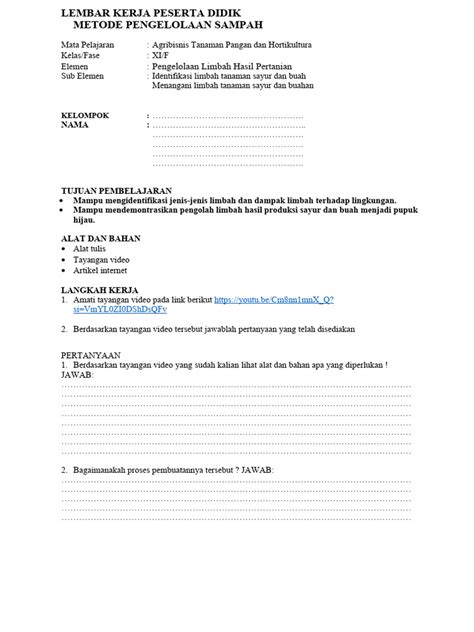 Metode Pengelolaan Sampah Pdf