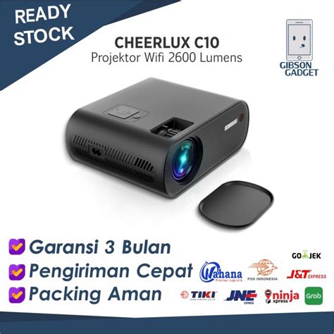Jual Cheerlux C10 Wifi Tv Tuner Mini Led Projector 2600 Lumens