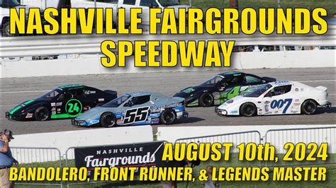 Fan View Nashville Fairgrounds Speedway 8 10 24 ‘bandoleros Front