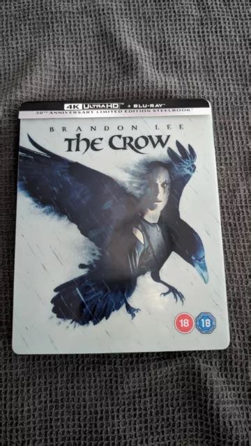 The Crow 30th Anniversary Limited Edition 4k Uhd Bluray Steelbook As