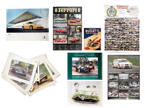 Bonhams Cars Assorted Motoring Prints And Posters 16