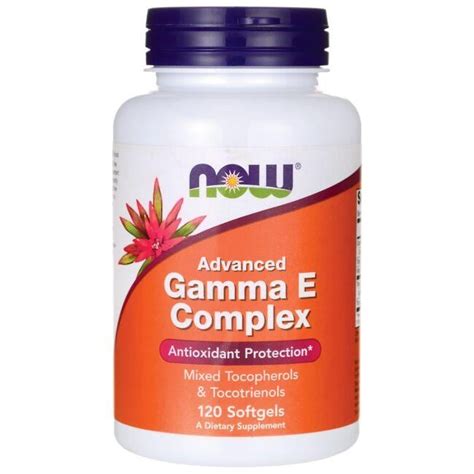 Now Foods Advanced Gamma E Complex 120 Sgels Swanson Health Products