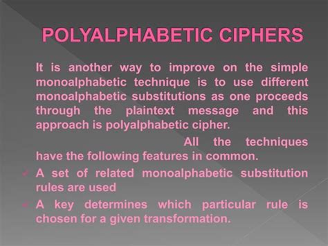 Monoalphabetic Substitution Cipher
