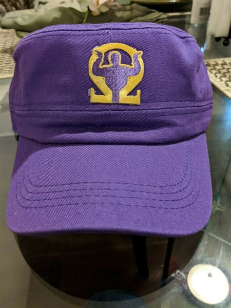 Omega Psi Phi Fraternity Baseball Hat Cap 1911 Omega Psi Phi Purple