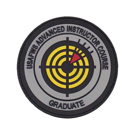 Usaf Weapons School Advanced Instructor Course Instructor Pvc Velcro