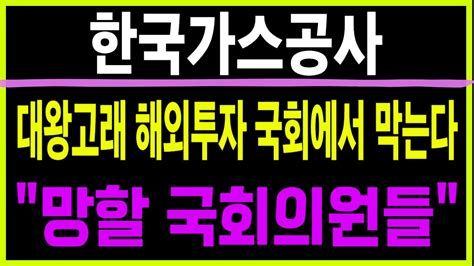 주식 한국가스공사 대왕고래 해외투자 국회에서 막는다 한국가스공사 한국가스공사주가 한국가스공사주가전망 한국가스공사목표가