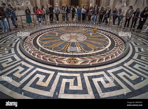 The Foucault Pendulum In The Interior Of The Panthéon Is By The French