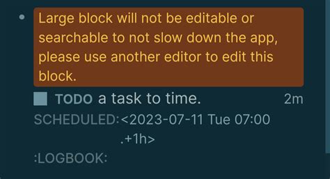 Logbook Entries Shouldn T Make Blocks Exceed Max Length Feature