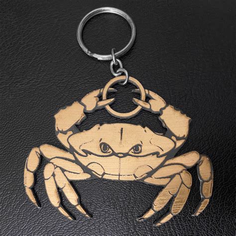 Crab Keychain Glowforge Shop