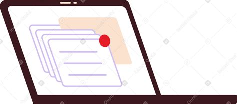 Open Laptop With Pop Up Windows Illustration In Png Svg