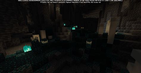 Mock Up Deep Dark Biome Using The Sculk Blocks From The Latest Beta