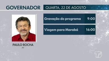 Jornal Tapajós 1ª Edição Confira compromissos dos candidatos ao