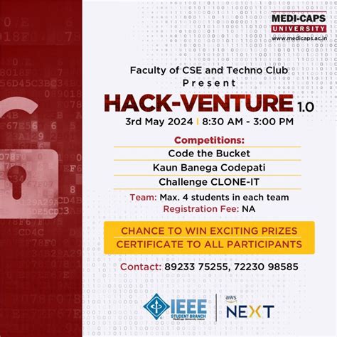 Medi Caps University On Linkedin Hackventure Hackathon Cse