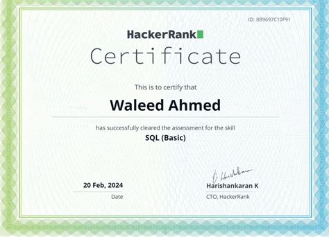 Waleed Ahmed On Linkedin Codingneverends Hackerrank Opportunities Dedication Success