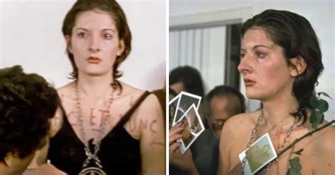 Artista Que Permitiu Que Público Fizesse Qualquer Coisa Com Ela Por 6