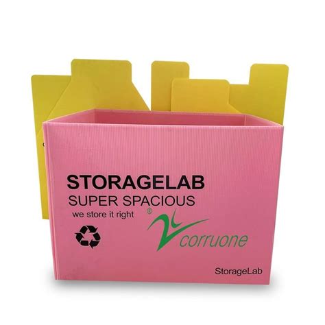 Waterproof Correx Pp Corrugated Box 12mm Thick Corflute Storage Boxes