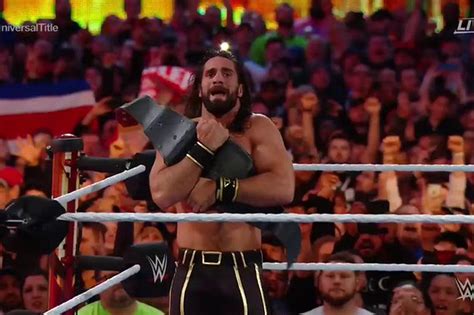 WrestleMania 35 Results Seth Rollins Wins Universal Title From Brock
