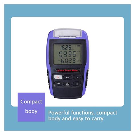 Mini Fiber Optical Power Meter With Led Light Opm Handheld Fiber Optic