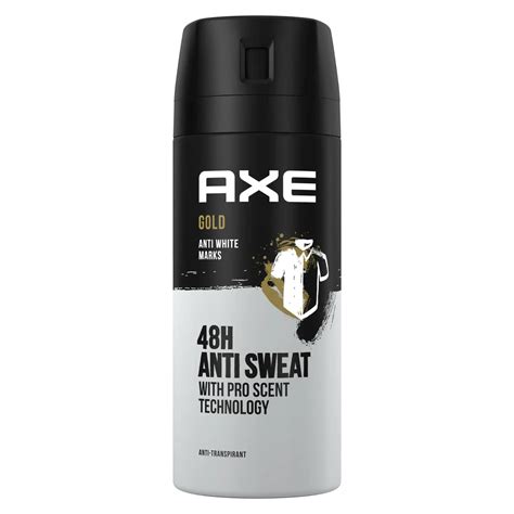 Axe Deodorantbodyspray Antiperspirant Gold Protects Against Sweat