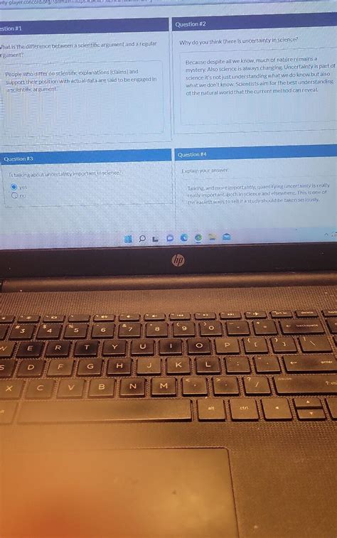 Solved What Is The Difference Between A Scientific Argument
