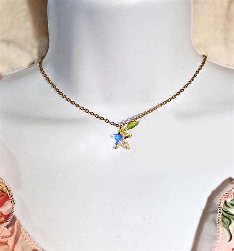Paopu Fruit Star Necklace Kingdom Hearts Ab Crystal Stainless Steel