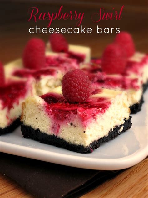 Raspberry Swirl Cheesecake Bars Sundaysupper Alidas Kitchen