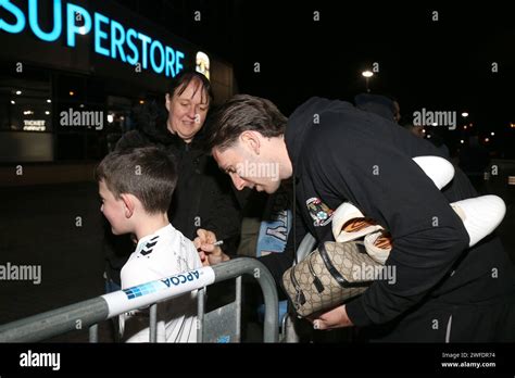 Coventry Citys Luis Binks With Fans Ahead Of The Sky Bet Championship