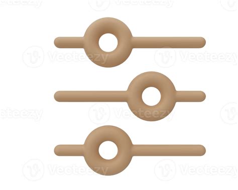 Icon Settings Sliders 3D Illustration 28745659 PNG