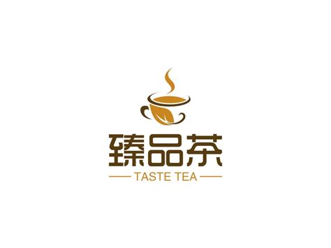 臻品茶logo设计 标小智