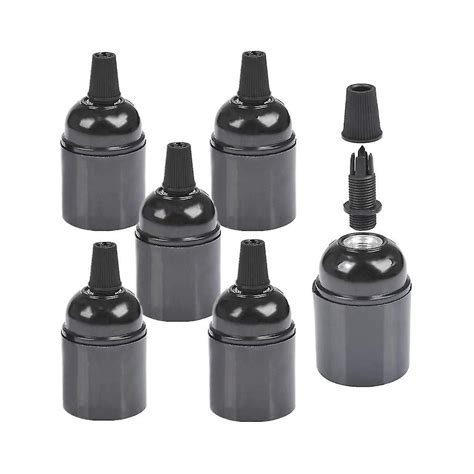 6 Pack Bakelite Lamp Holder E26 E27 Light Socket Vintage Bulb Socket