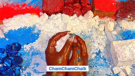 Crunchy Dyed Gym Chalk Crumbles Asmr Powdery Crush Oddly Satisfying