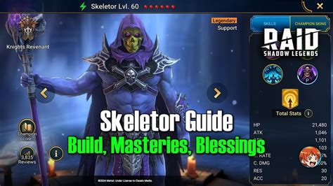 Skeletor Legendary Champion Build Guide Best Masteries Items And