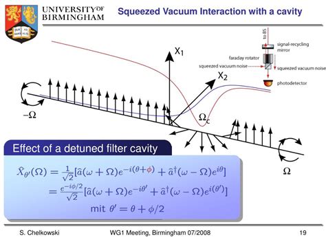 Ppt Squeezed Light For Future Gravitational Wave Detectors Powerpoint