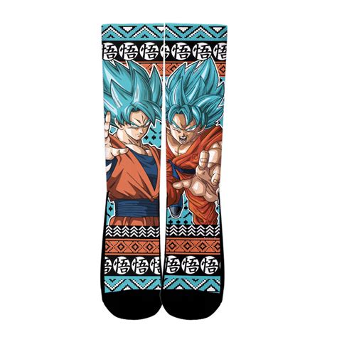 Goku Blue Dragon Ball Z Socks Dragon Ball Z Shop
