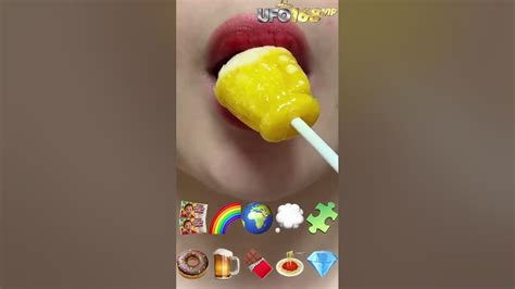 Asmr 10 Minutes For Sleep Emoji Food Challenge Tiktok Compilation