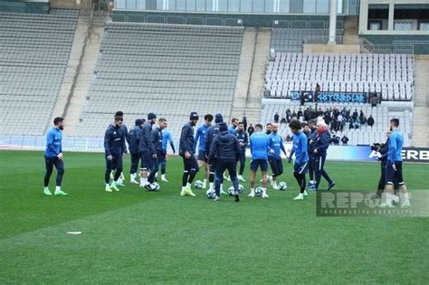 Сборная Азербайджана по футболу провела открытую тренировку ФОТО