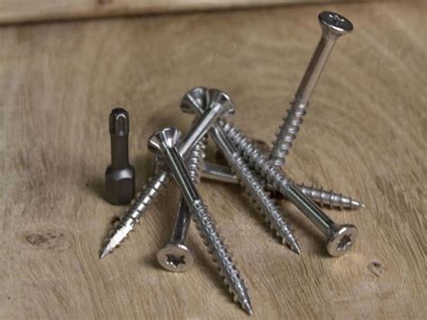 Deck Screw Sizes Chart