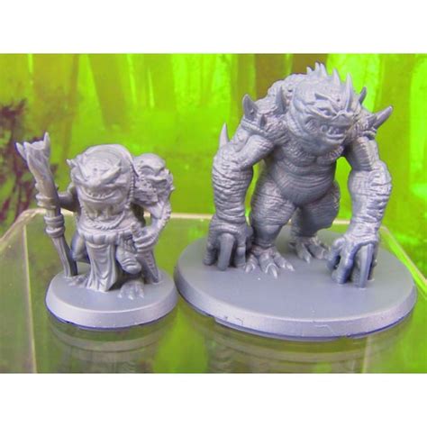 Slaad Pair Mini Miniatures 3d Printed Resin Model Figure Etsy