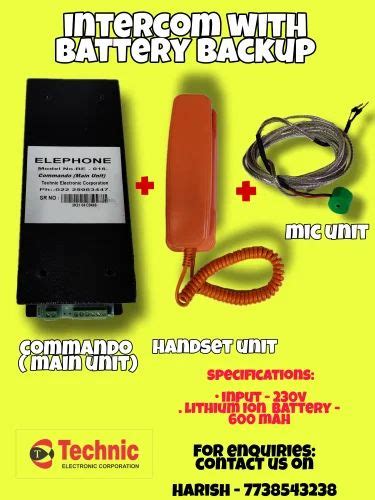 Fireman Intercom System At ₹ 5000 Intercom System In Mumbai Id