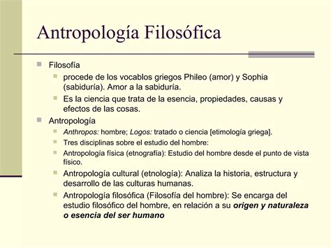 Antropología Filosófica El Hombre Problemas Antropológicos Ppt