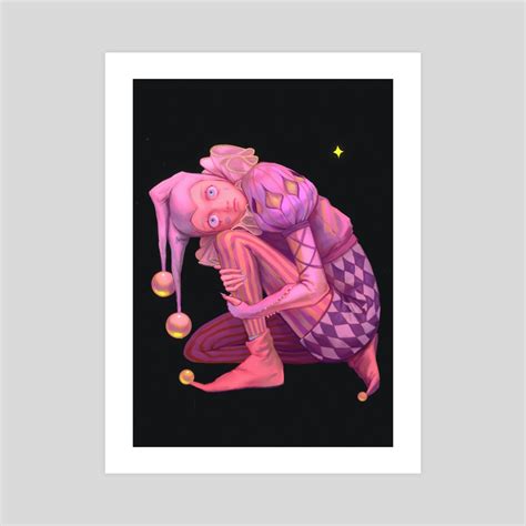 Pink Jester An Art Print By Sophia Volovik Inprnt