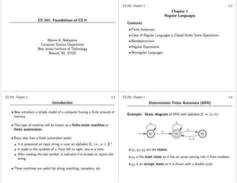 Chap01 Handout 4 Imp Cs 341 Foundations Of Cs Ii Marvin K Nakayama Computer Science