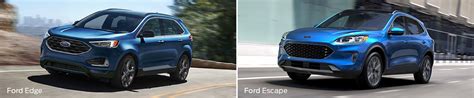 Ford Edge Vs Ford Escape Model Comparison Bell Ford